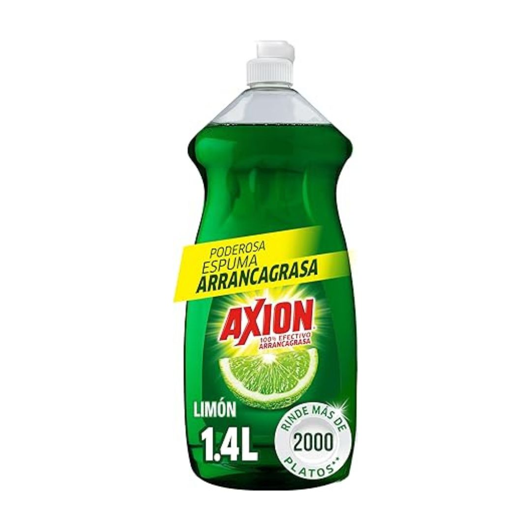 Axion Lavatrastes Líquido Limón 1.4 L - Promos Online MX